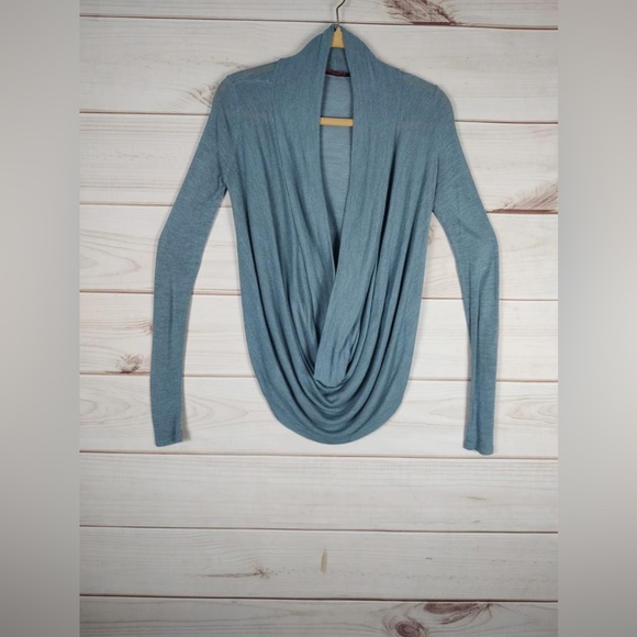 Body Central | Tops | Body Central S Soft Drape Top Womans Blue Long ...